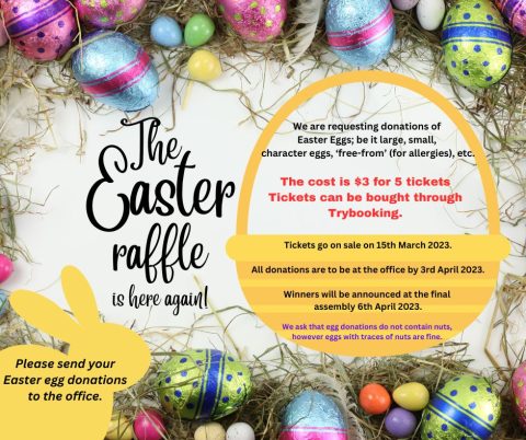 EASTER RAFFLE | Oakleigh South Primary School